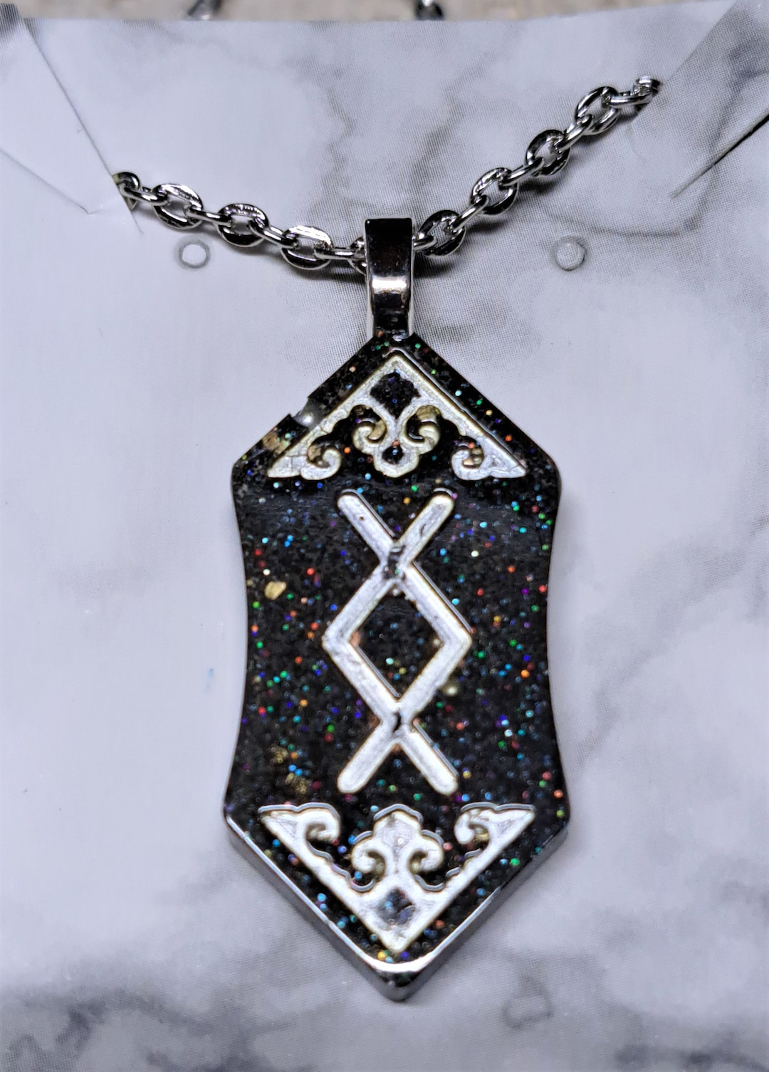 Ingwaz Rune Pendant - Etsy