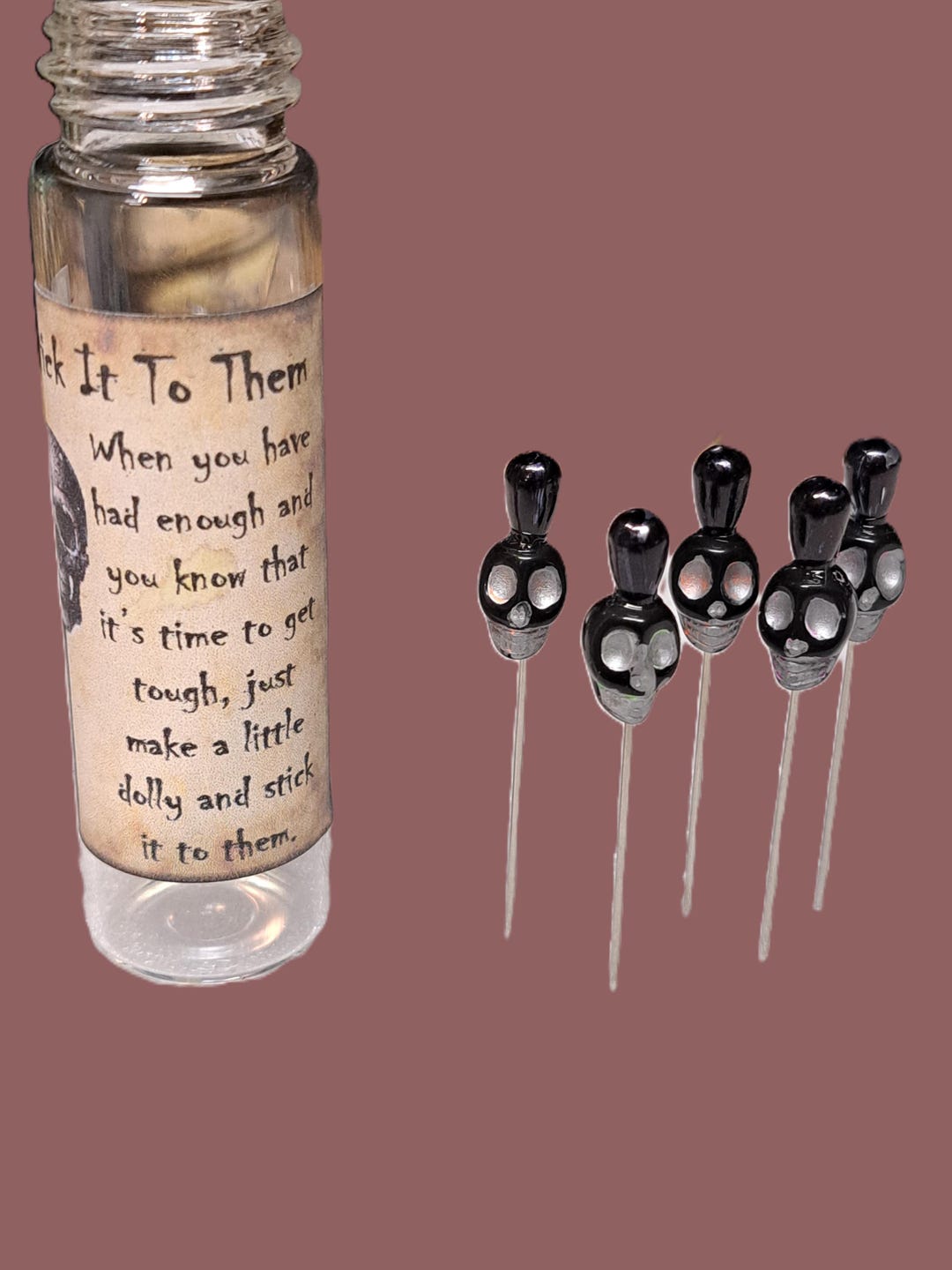 Stick It to 'em Poppet Doll Pins - Etsy