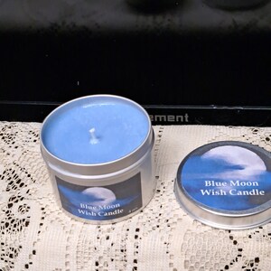 Blue Moon Wish Candles - Etsy