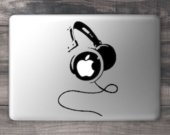 Black Apple Sticker - Etsy
