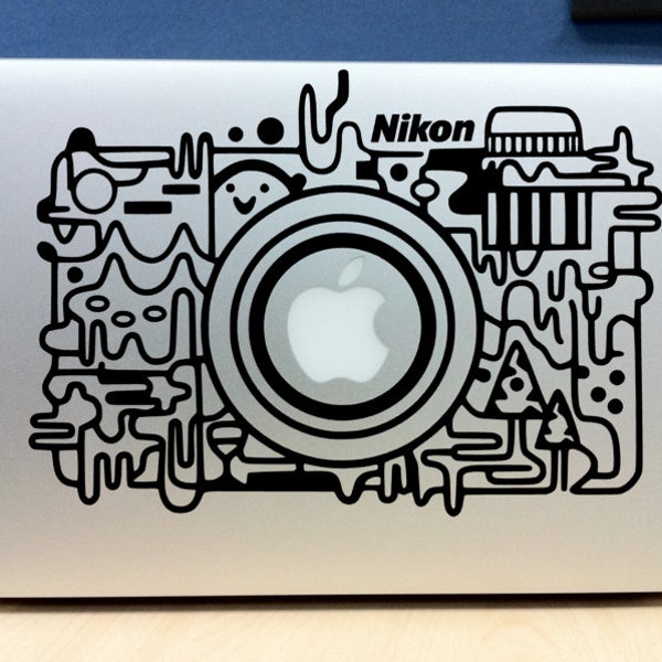 Camera MacBook Decal - Etsy