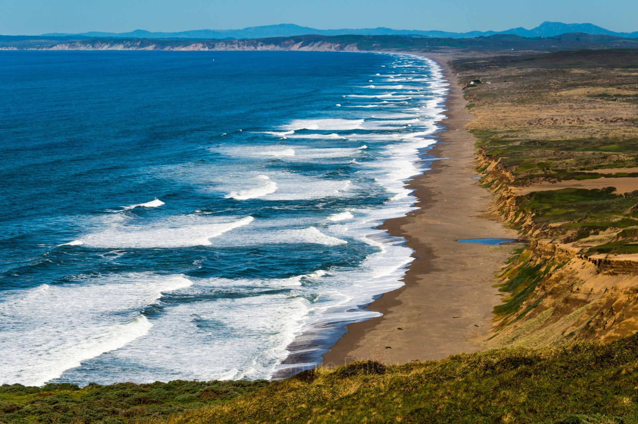 Point Reyes National Seashore, Olema, Point Reyes Beach North, Tocaloma ...