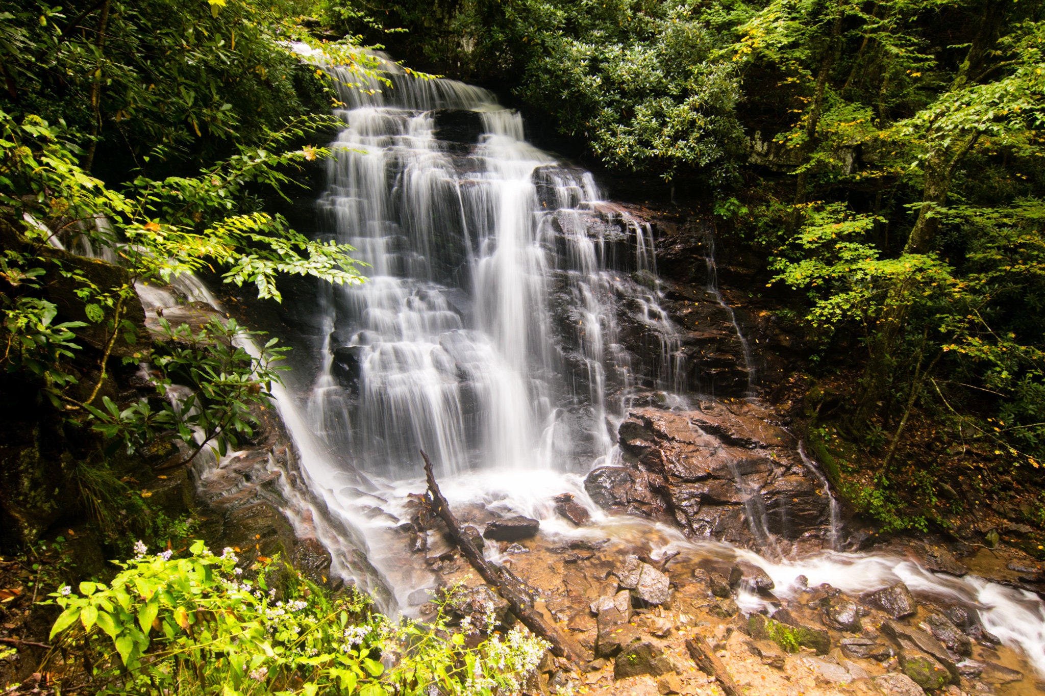 Socco Falls Waterfalls Maggie Valley Blue Ridge Parkway | Etsy