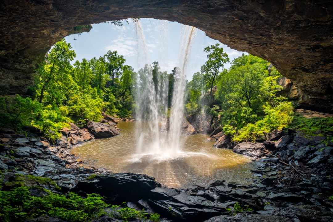 Noccalula Falls Park,spring,waterfalls,gadsden,alabama,black Creek ...