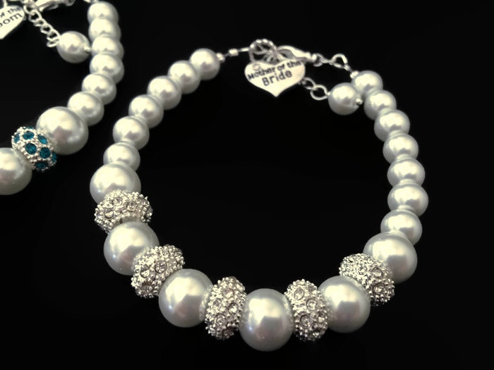 Mother of the Bride Bracelet - Mother of the Groom - Bridal Party ...