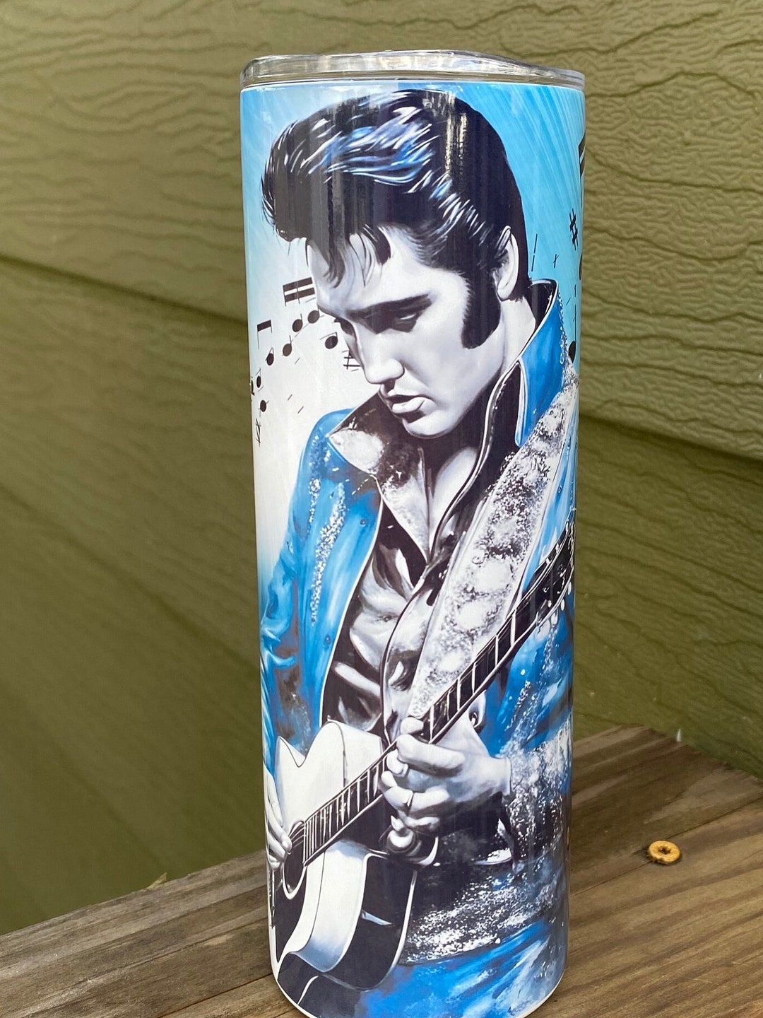 Elvis Presley 20 Ounce Tumbler, Elvis Presley Cup, Elvis Presley, Elvis ...