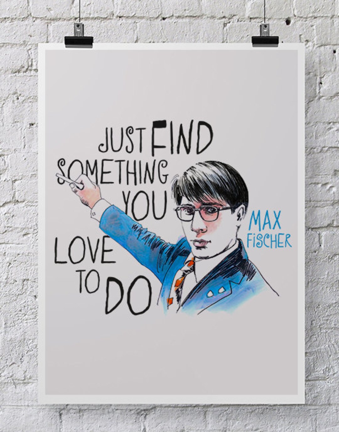 Rushmore Academy Poster Wes Anderson Tribute Poster Wall Art ...
