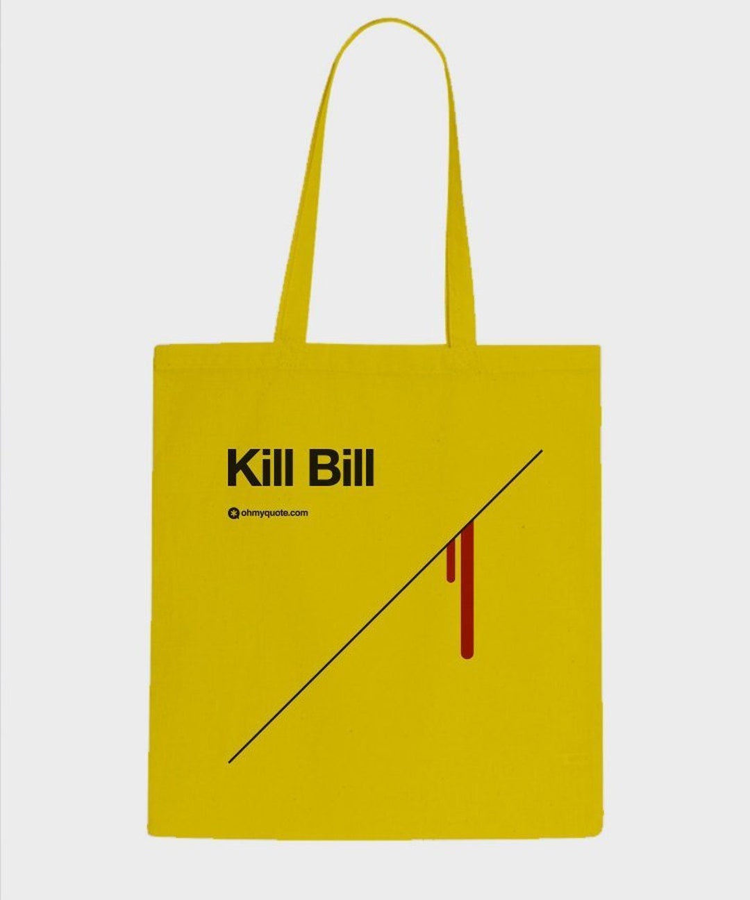 Tote Bag Yellow Kill Bill Tarantino Beatrix - Etsy