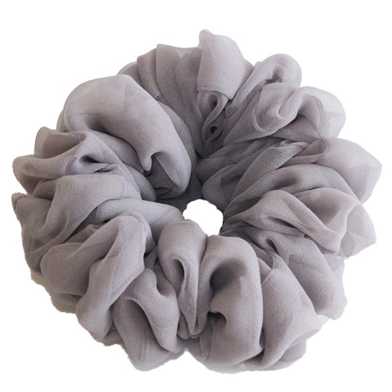 Extra Large Sheer Fabric Scrunchies Extra Large Ponytail | Etsy