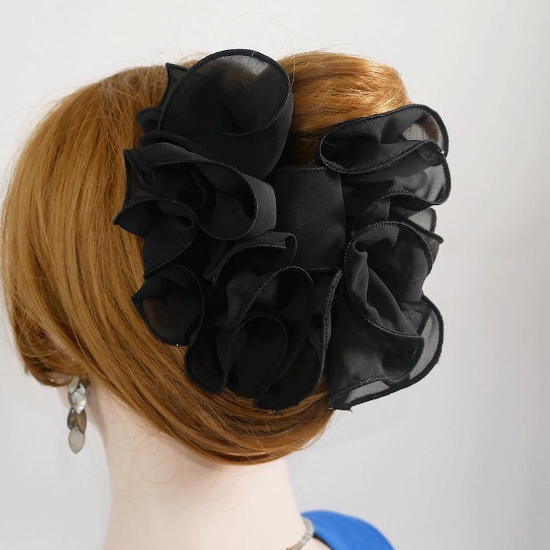 Chiffon Hair Claw for Women - Etsy
