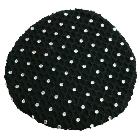 Rhinestone Crochet Hair Net for Bun Hair Net Bun Holder W - Etsy