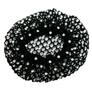 Rhinestone Crochet Hair Net for Bun, Hair Net Bun Holder W Stone, Bun ...