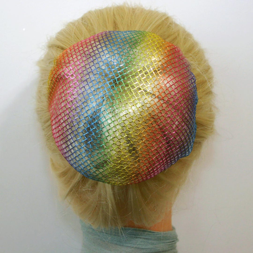 Multi Color Hair Net Bun Holder: Stretchable Decorative Bun Cover - Etsy