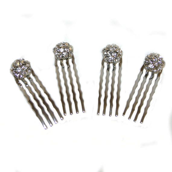 Four Prongs Mini Comb Wedding Updos Comb Party Comb | Etsy