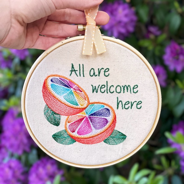All Are Welcome Here - Etsy