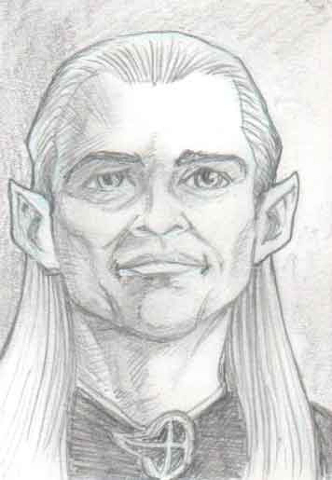 Original Art Legolas Sketch Card - Etsy