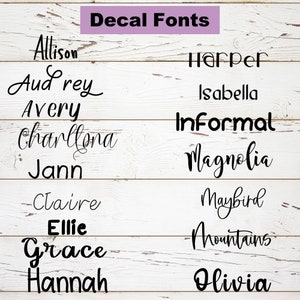 School Name Labels School Name Decals Name Decals Custom - Etsy
