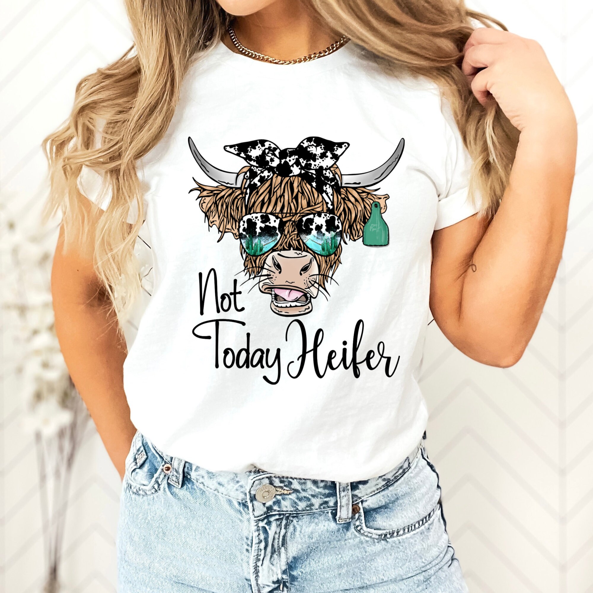 Not Today Heifer Shirt, Cow Shirt, Country Shirt, Heifer Shirt, Western ...