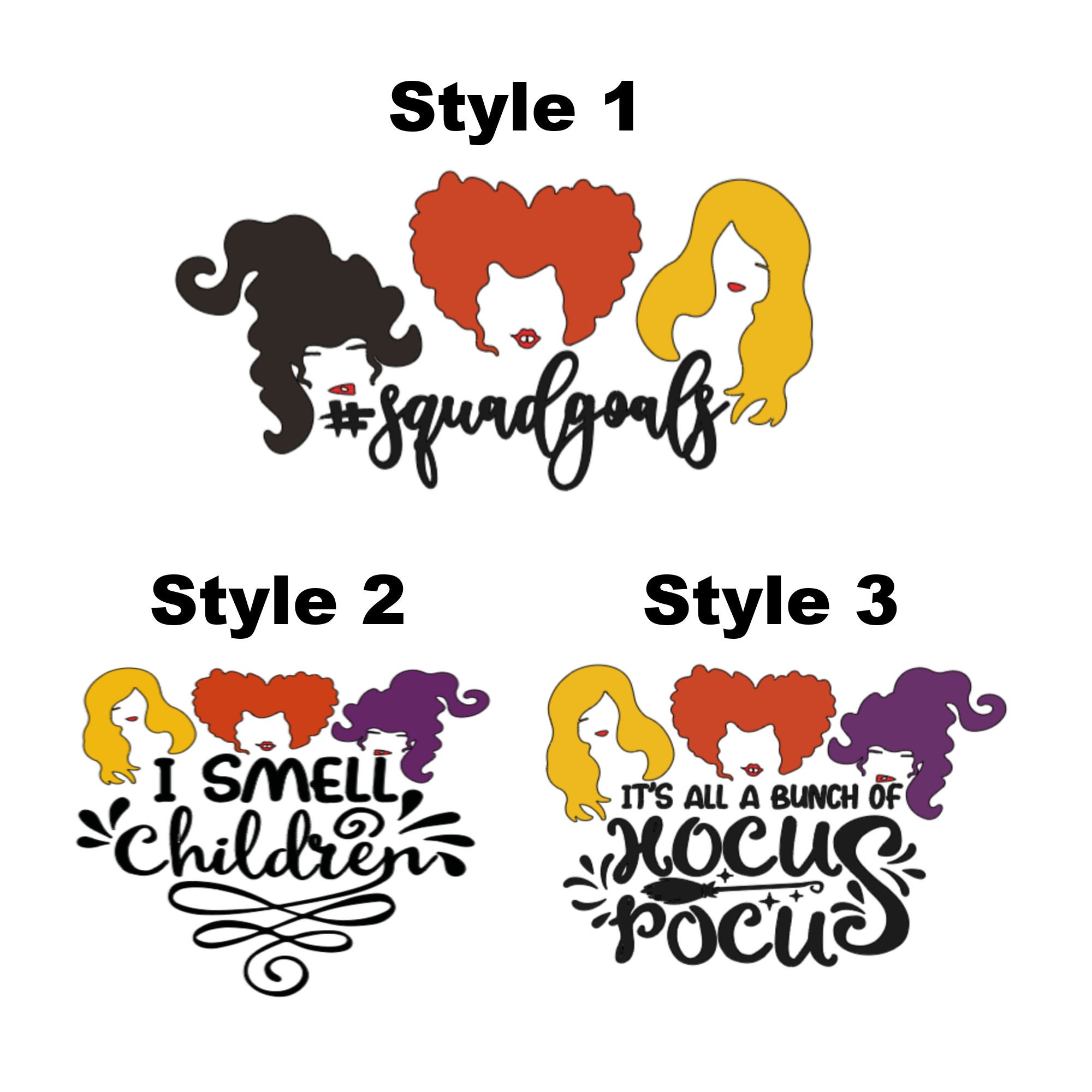 Halloween Decal, Hocus Pocus Decal, Sanderson Sister Decal, Halloween ...