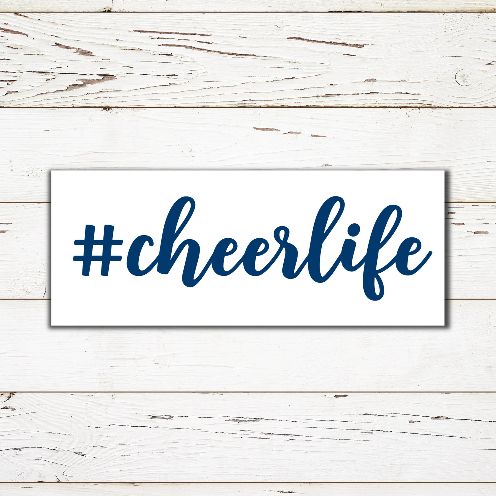 Cheer Life Decal, Cheer Decal, Decal for Cheerleader, Water Bottle ...