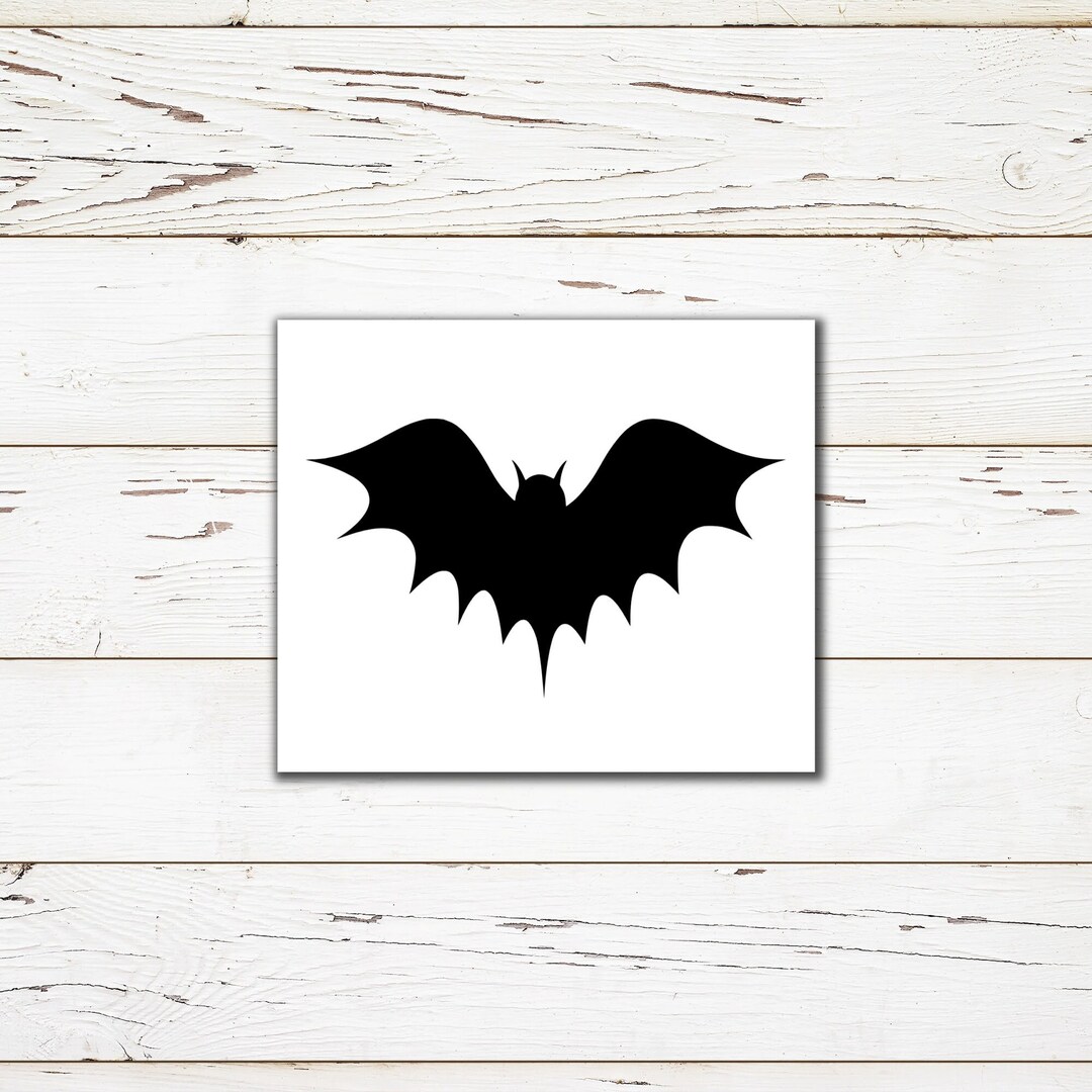 Bat Vinyl Decal, Halloween Vinyl Decal, Indoor Halloween Decor, Vinyl ...