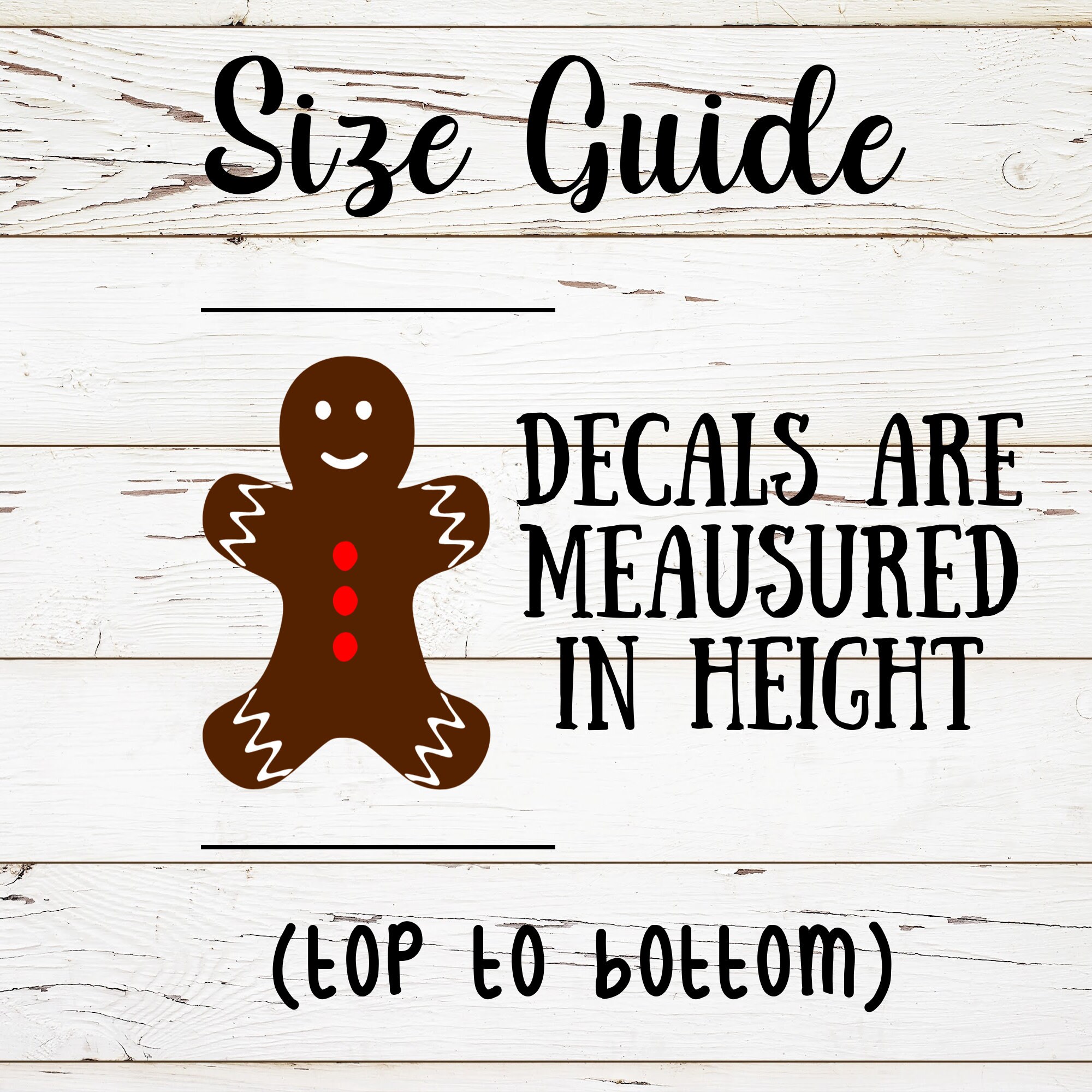 Gingerbread Decal, Gingerbread Sticker, Gingerbread Man Sticker ...