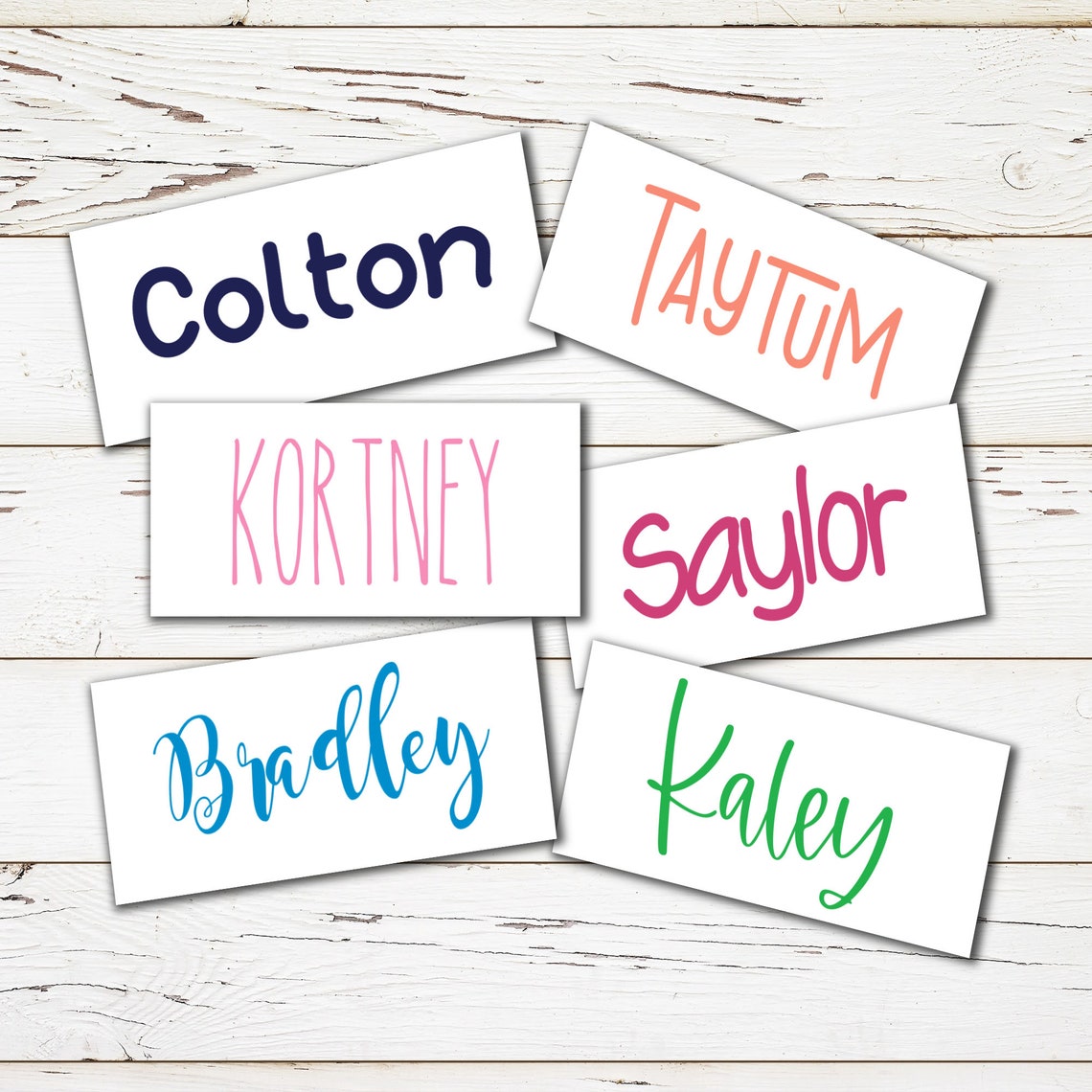 Vinyl Name Decals Car Decals Custom Name Decals Window - Etsy
