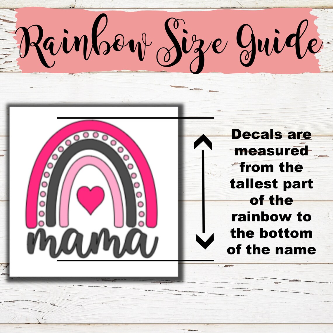 Boho Rainbow Decal Mama Decal Mini Decal Customized Boho - Etsy