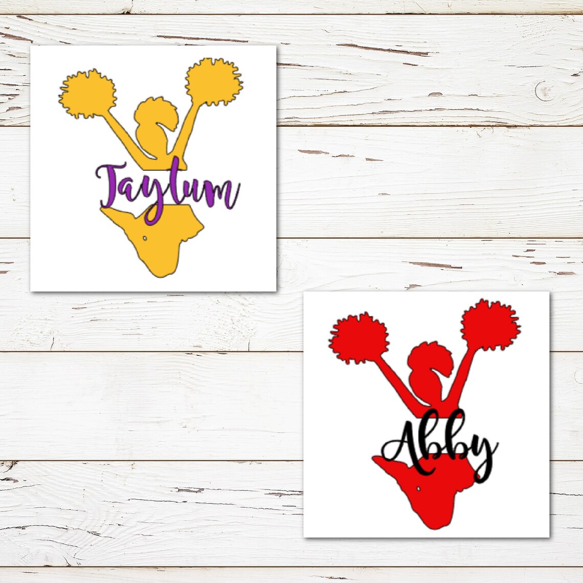 Cheerleader decal Custom Cheerleader Vinyl Decal for | Etsy