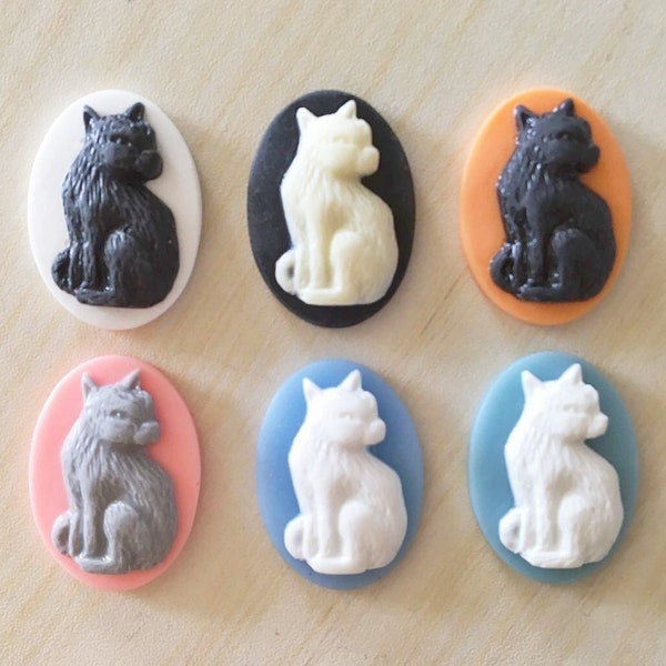 Cat Cameo - Etsy