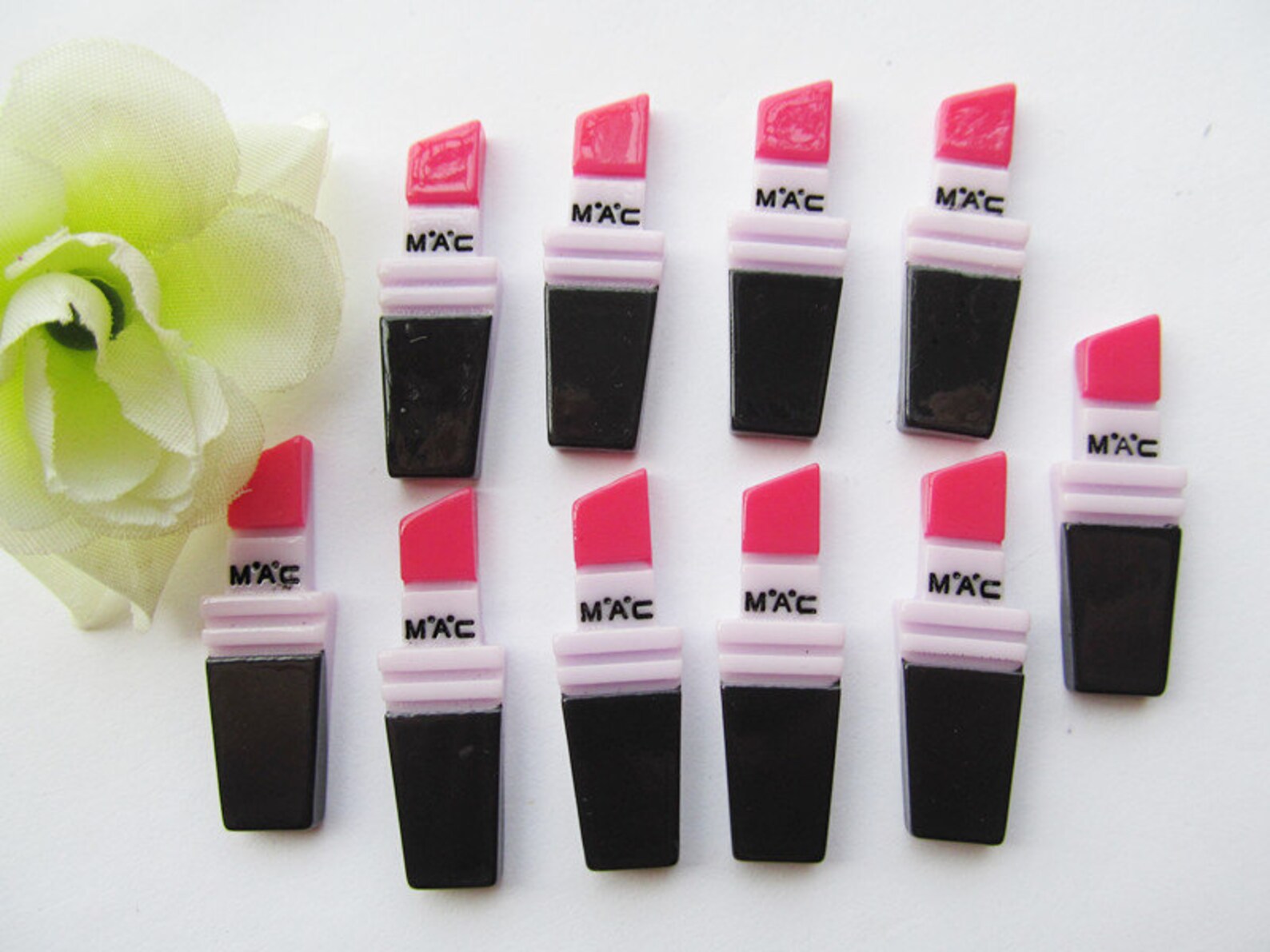 11.80mmx35.95mm Very Hot & Kawaii Resin Colorful Lipstick Make | Etsy