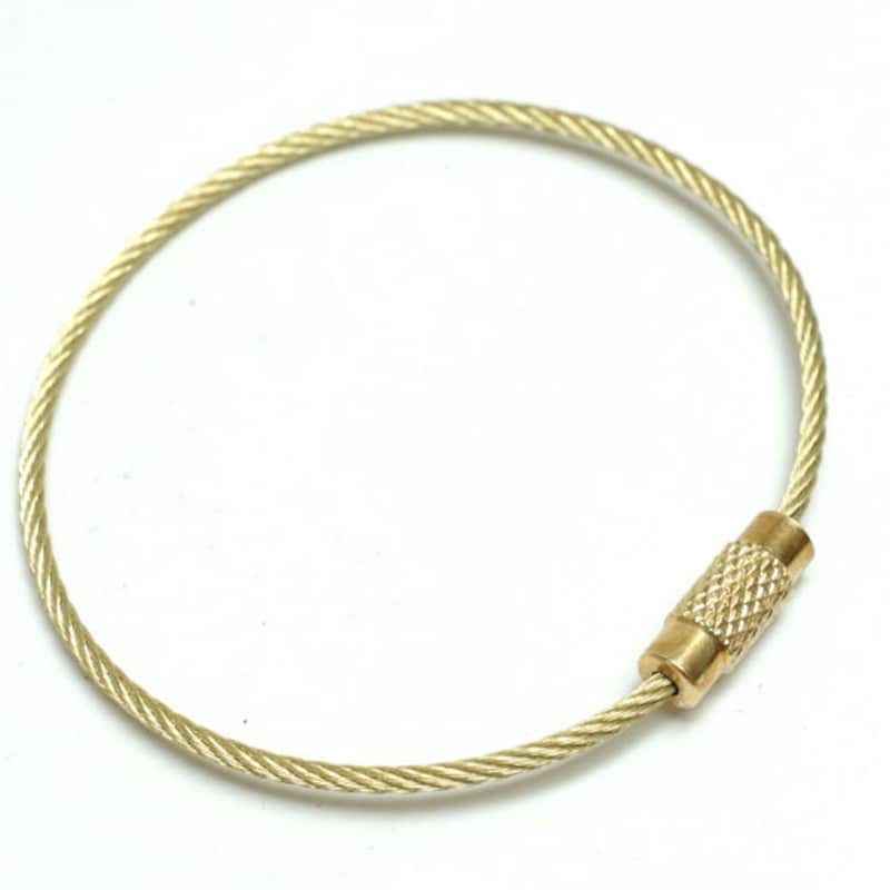 Stainless Steel Wire Key Chain - Etsy