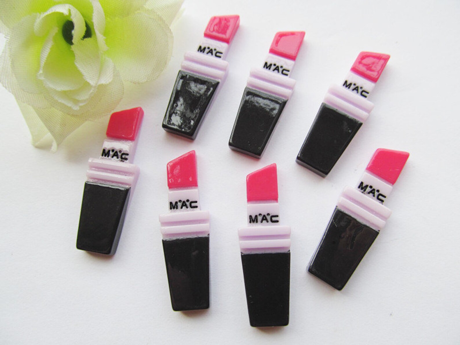 11.80mmx35.95mm Very Hot & Kawaii Resin Colorful Lipstick Make - Etsy