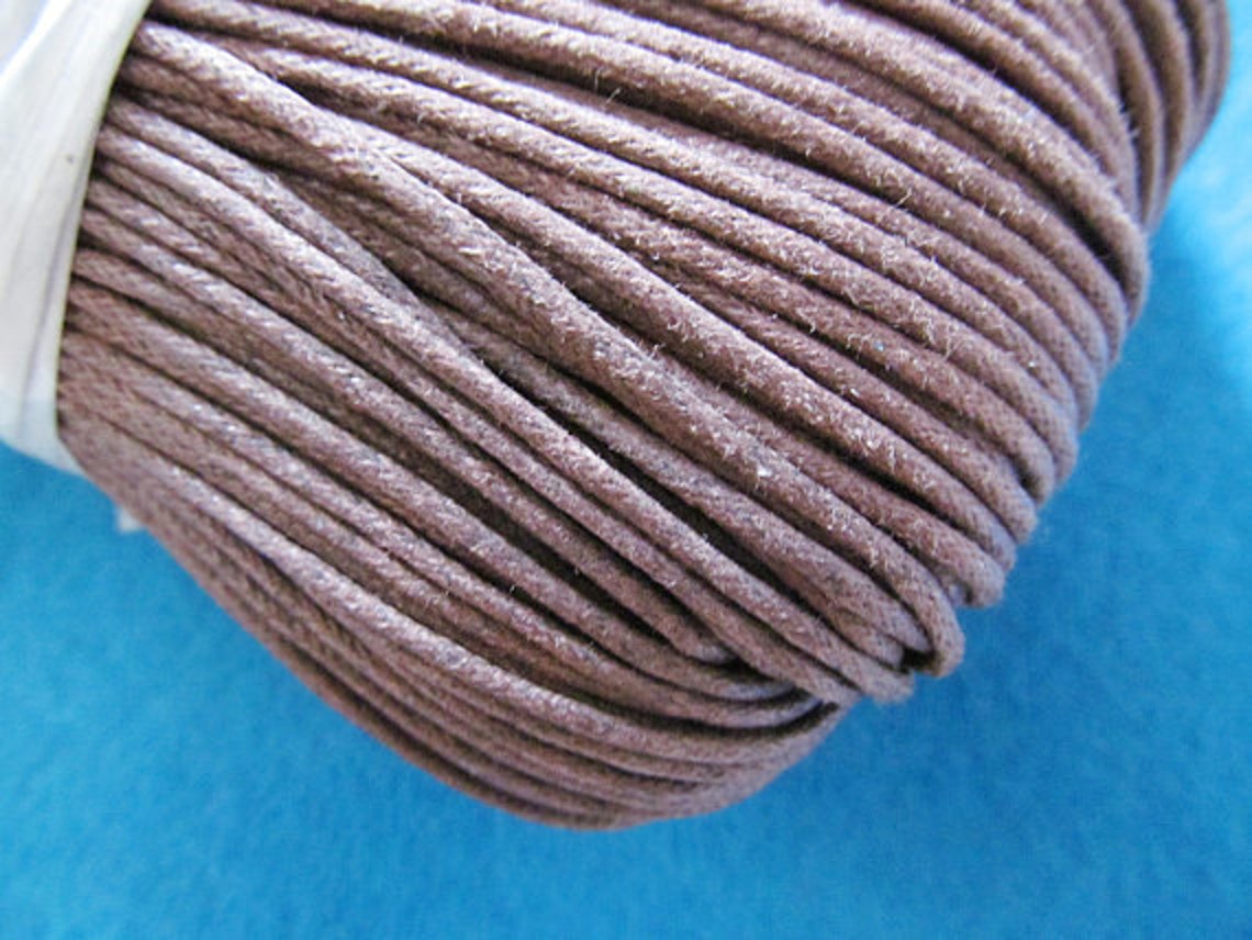2mm 25 Colors Waxed Cotton Cord/rope/stringnecklace and | Etsy
