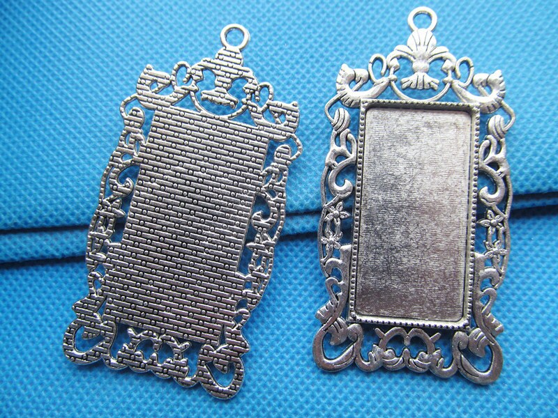 Antique Silver/antique Bronze Rectangle/square Photo Frame | Etsy