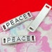 6.36mmx28.16mm Antique Silver Tone/antique Bronze Sideway "peace ...