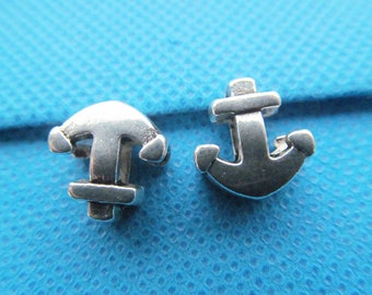 50pcs Anchor Beads Spacers Charms Nautical Sailing Beads - Etsy