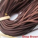 4mm Wide Brown/black Korea Faux Suede Fabric Leather Cord String Rope ...