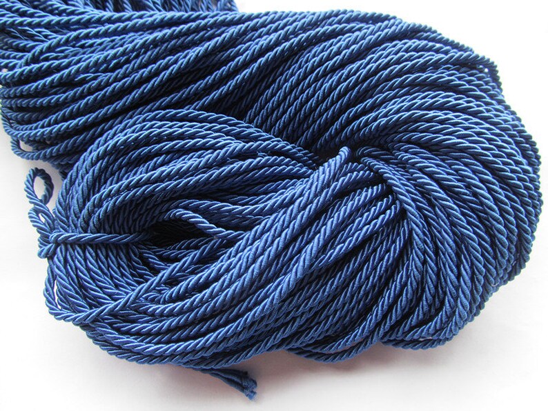 3mm Round Black/brown Braided Smooth Twist Silk Cords String - Etsy