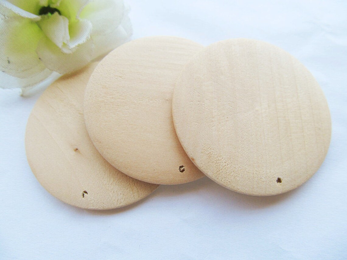 50mmx5.50mm Unfinished Large Heavy Flat Circle Round Discs - Etsy