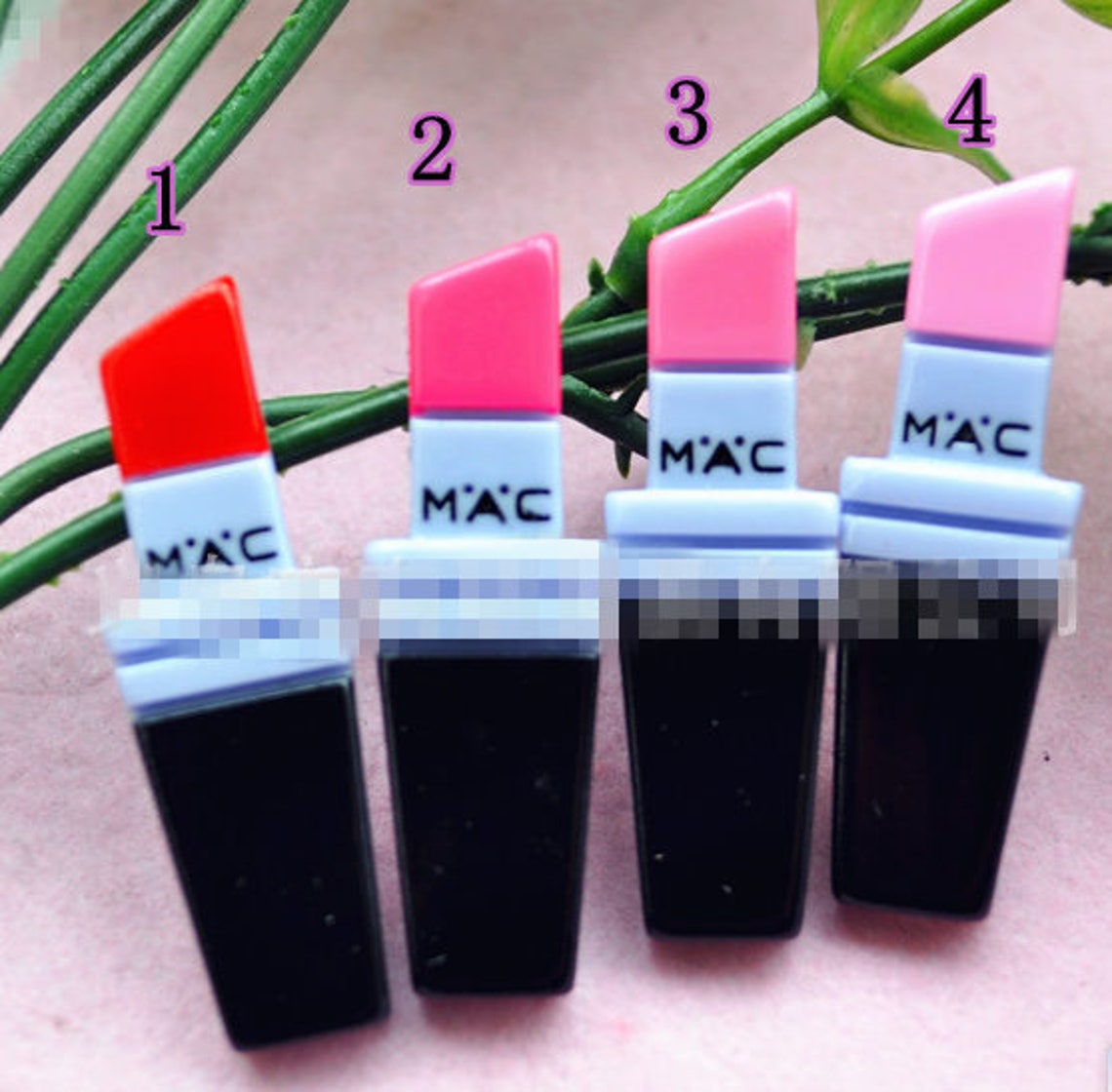 11.80mmx35.95mm Very Hot & Kawaii Resin Colorful Lipstick Make - Etsy