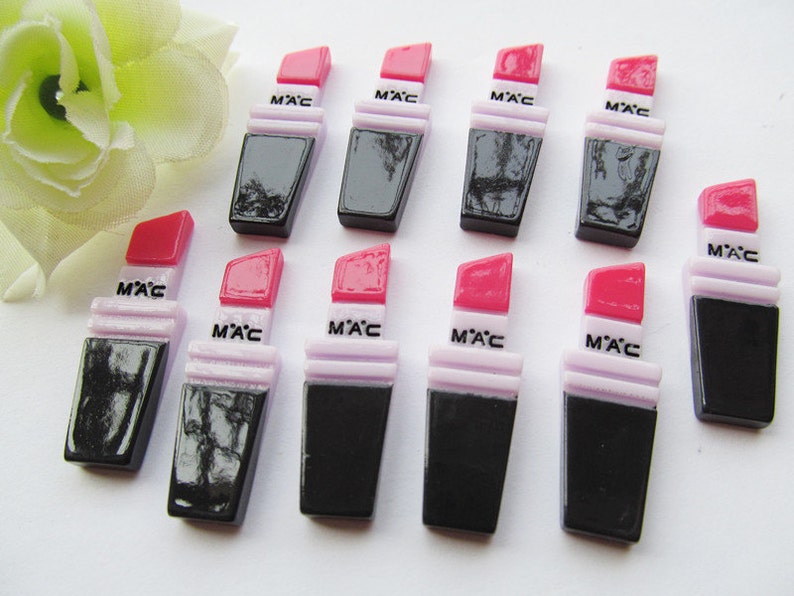 11.80mmx35.95mm Very Hot & Kawaii Resin Colorful Lipstick Make - Etsy
