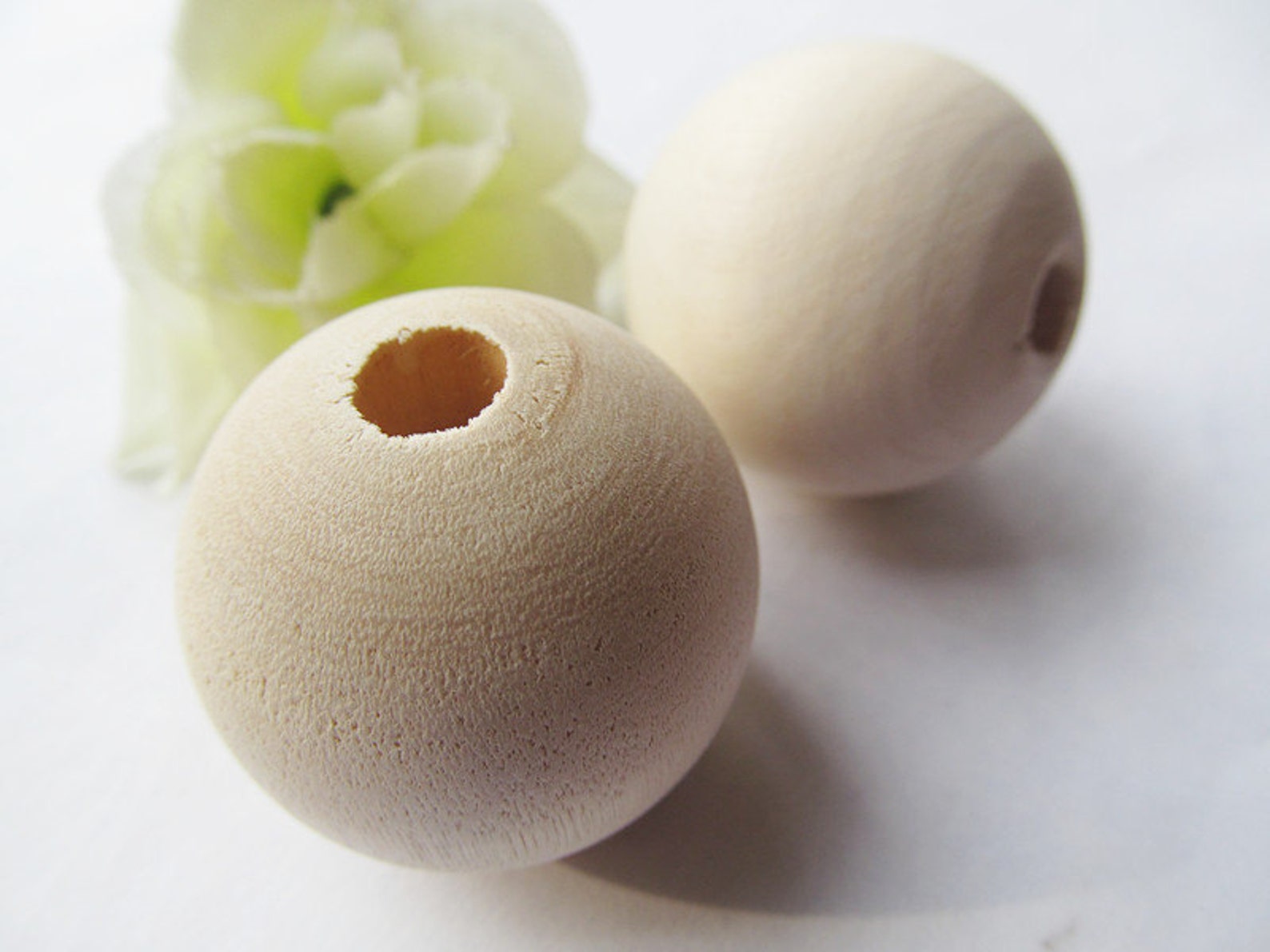 Good Quality 50mm Large Heavy Unfinished Round Ball Natural - Etsy