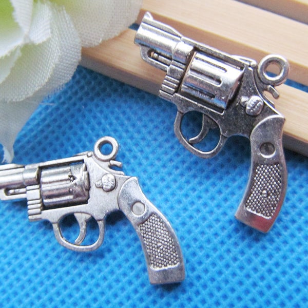 Revolver Charm - Etsy