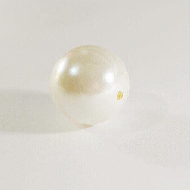 30mm Large Beige/white ABS Resin Faux Shell Pearl Spacer | Etsy