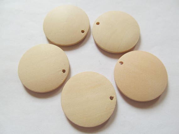 30mmx5.40mm Unfinished Large Heavy Flat Circle Round Discs | Etsy