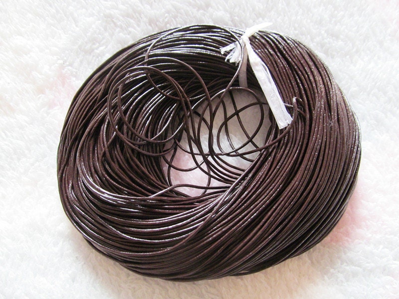 1mm Black/Brown Genuine Leather Cords String RopeJewelry | Etsy