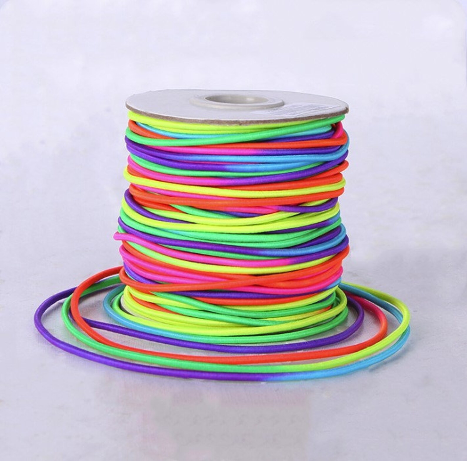 1mm Round Elastic Cord Nylon Coated Stretch Cord Beading - Etsy