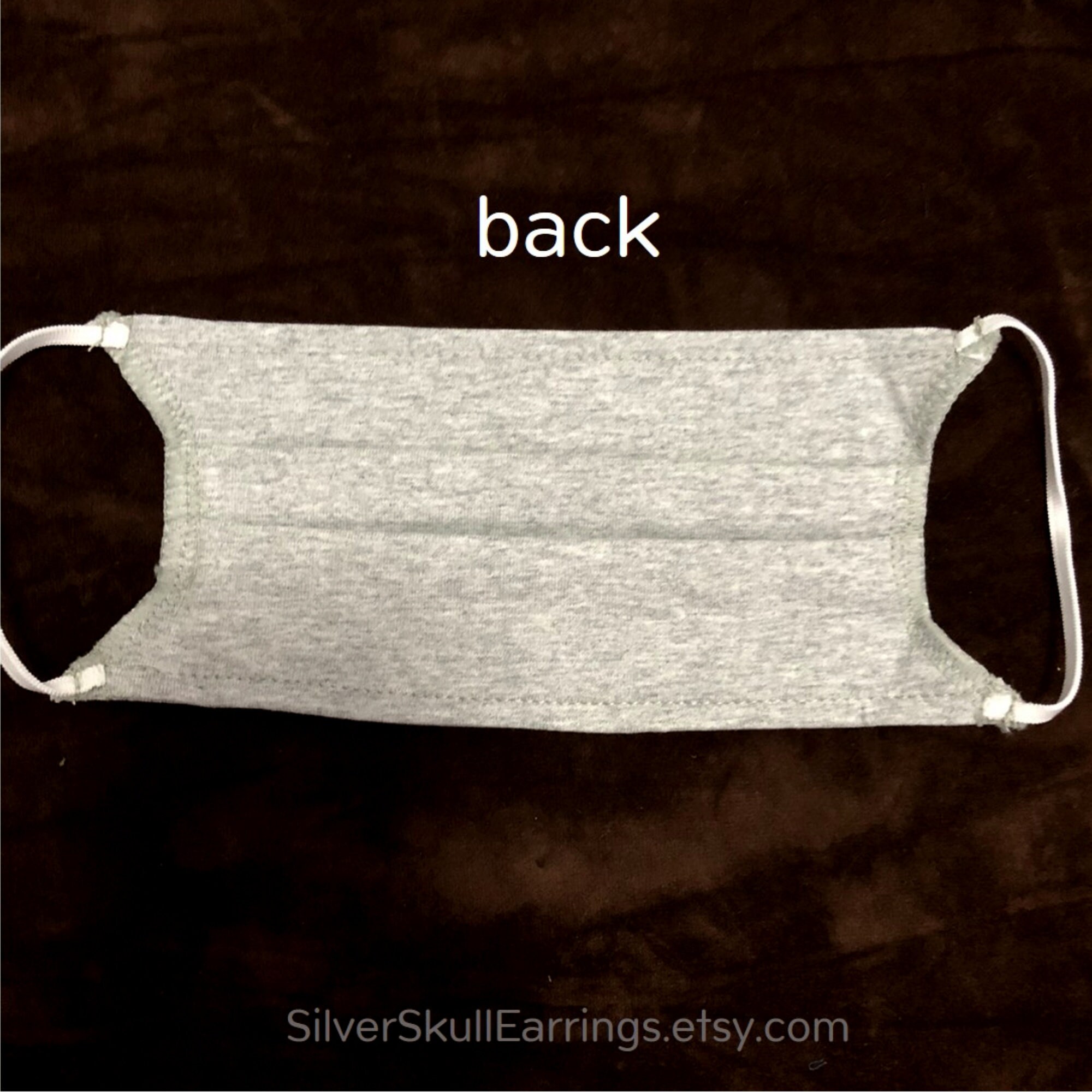 Top Dyed Grey Cotton Fabric Mask, Very Soft Mask, Better Filtration ...