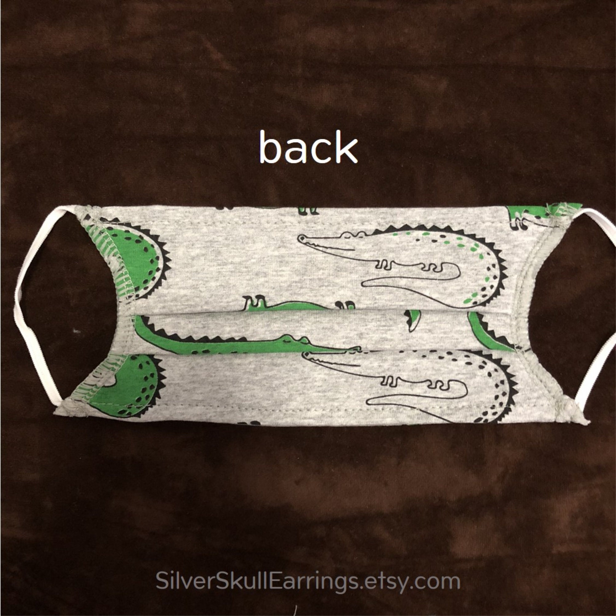 Crocodile Pleated Fabric Mask Highly Breathable Facial Mask | Etsy